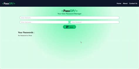React Tailwindcss Webdevelopment Passwordmanager Sanju Pal