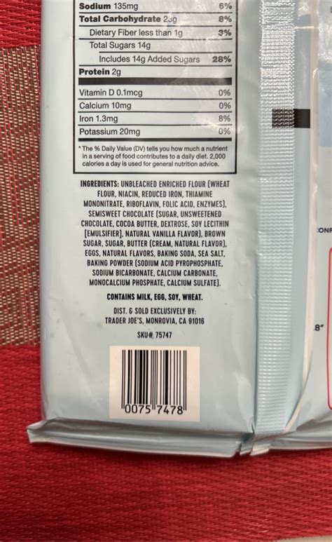 Trader Joes Super Chocolatey Chocolate Chunk Cookie Dough Fig App