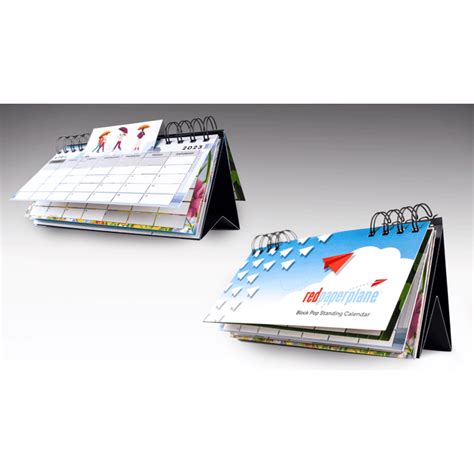 Block Pop Standing Calendar Sample