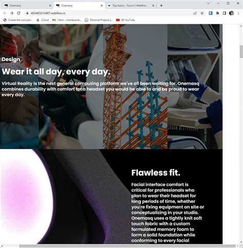 horizontal scroll bar layout and design forum webflow