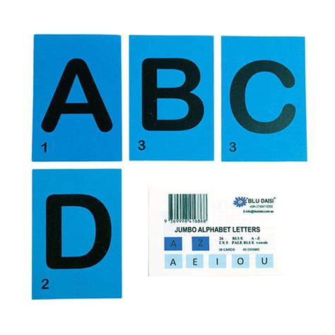 Jumbo Alphabet Letters Blu Daisi® Games