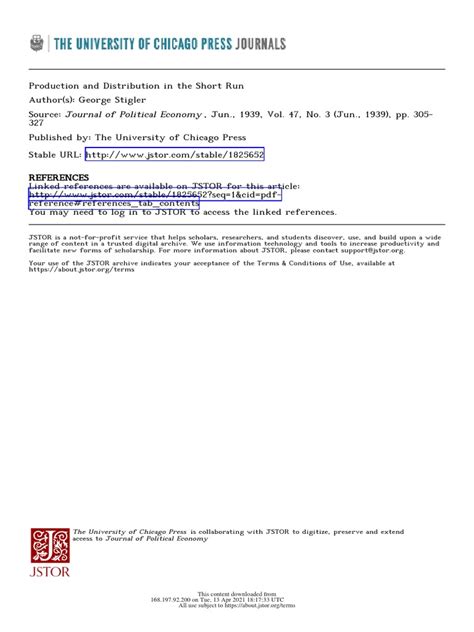 Production And Distribution In The Short Run Pdf Long Run And Short Run Marginal Cost
