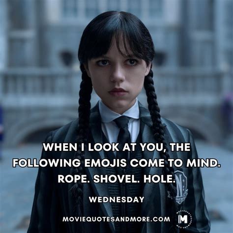 Original Wednesday Addams Quotes