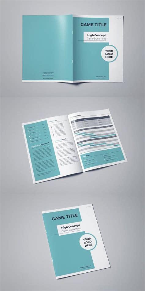 High Concept Game Document Template