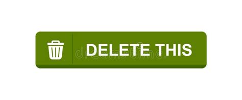 Delete Button Trash Bin Icon Stock Illustration Illustration Of Color