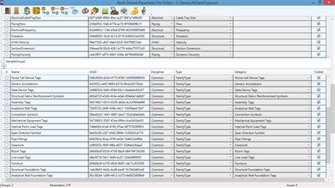 what revit wants revit shared parameter file editor for download