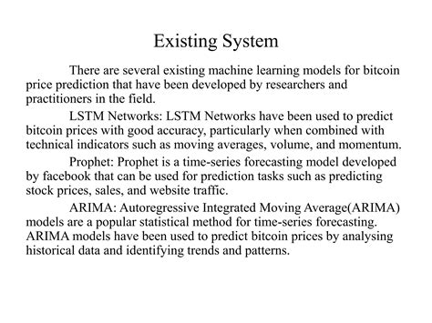 Bitcoin Project Price Using Meachine Learning Pptx