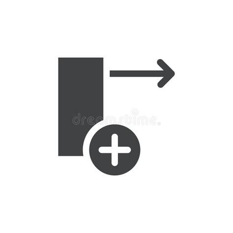 Insert Column Row Icon Simple Vector Symbol Stock Vector Illustration Of Table Simple 340280787