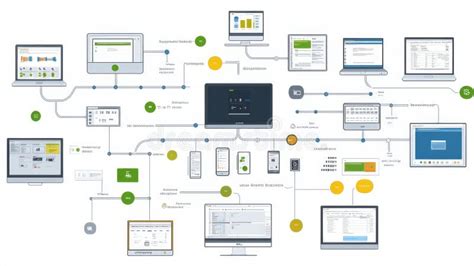 Software Development Workflow Version Control And Branching Agile Methodology Diagram Stock