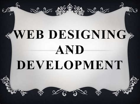 Web Designing Presentation Pdf