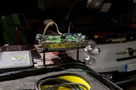 Car Ecu Bench Reading Method Editorial Stock Image Image Of Equipment Intake 259043009