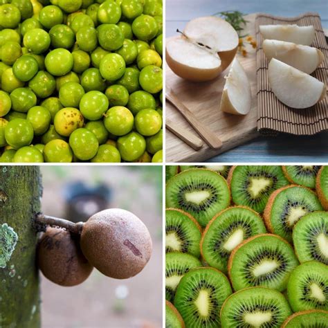 List Of Green Fruits