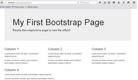 HTML Html Y Bootstrap