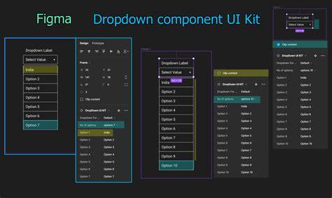 Dropdown UI Kit Figma