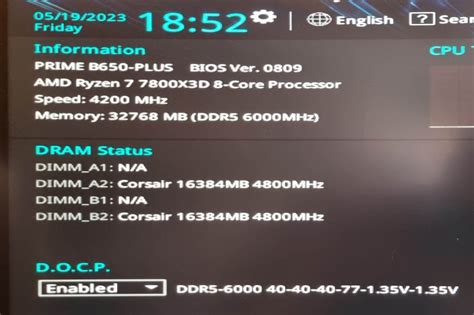 Question About 6000 Mhz Ram Roverclocking