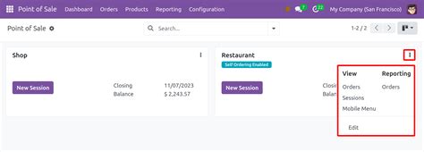 Dashboard In Odoo POS Odoo Community Book