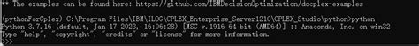 Python环境下应用Cplex求解最优化问题cplex安装超详细必成功 知乎
