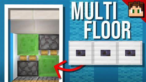 Minecraft Bedrock Multi Floor Elevator Tutorial 1 21 Youtube