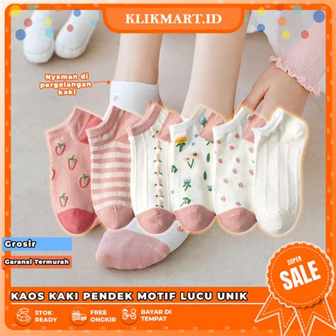 Jual Km 273 Kaos Kaus Kos Koas Kaki Pendek Tebal Semata Mata Kaki Ankle Motif Lucu Unik Dewasa