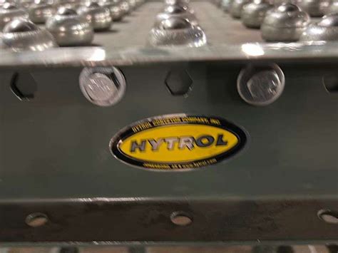 2 Sections Of Hytrol Non Powered Multi Directional Roller Conveyor
