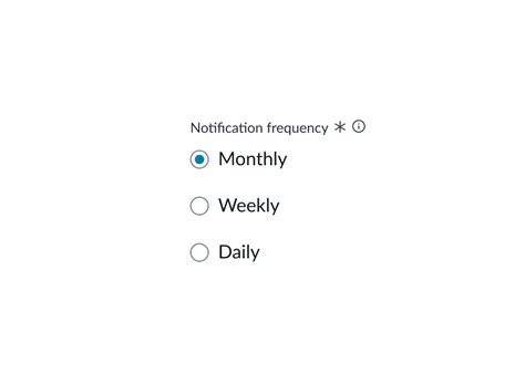 Radio Buttons Horizon Design System