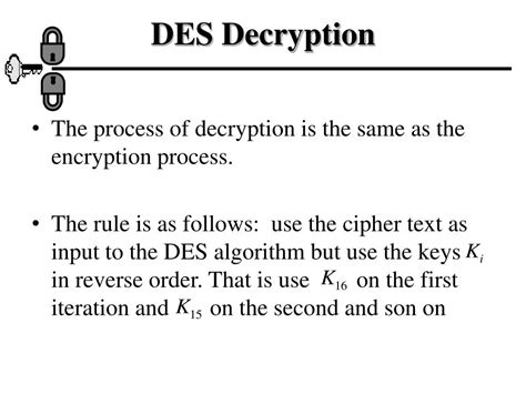 Ppt Data Encryption Standard Des Powerpoint Presentation Free Download Id5985253