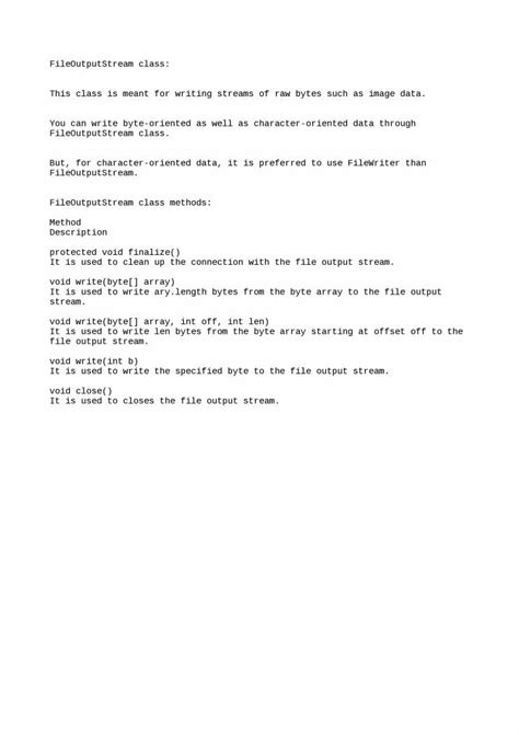 Java Io Notes Learnpick India