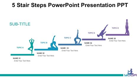 5 Stair Steps Powerpoint Presentation Ppt Pptuniverse