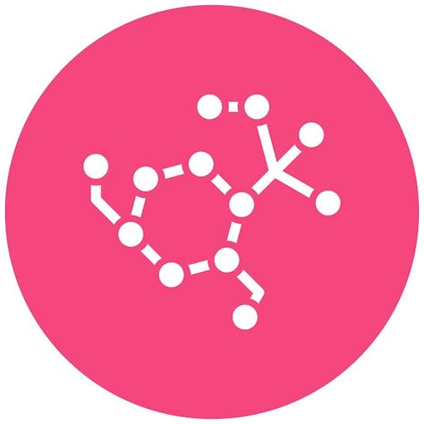 Premium Vector Molecule Chain Vector Icon Design Illustration