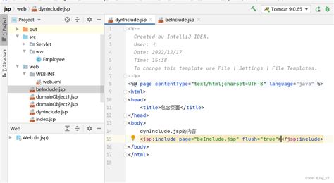 jsp—— 标签＜jsp include＞ jsp include标签 csdn博客