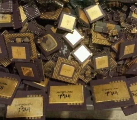Ceramic Cpu Processor Scraps At Rs 100kg Computer Waste In Imphal