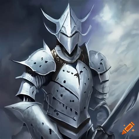Fantasy White Knight Armor