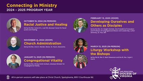 Connecting In Ministry 2024 A Clergy Formation Program The Episcopal