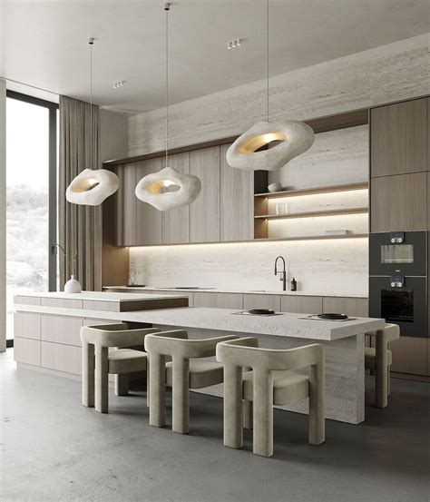 Baykivtsi Project Behance Italian Kitchen Design Modern Kitchen