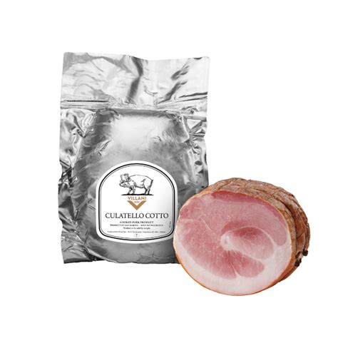 Villani Culatello Cotto Halves 7 Lbs Supermarket Italy