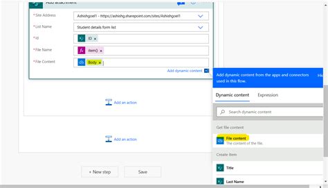 record microsoft form responses to sharepoint list using power automate