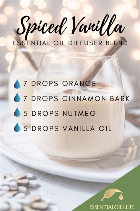 Diy Spiced Vanilla Essential Oil Diffuser Blend Recipe