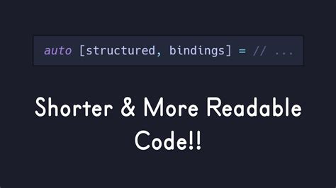 C Structured Bindings How Why And Why Not YouTube