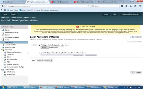 Adf Deployment Error Oracle Forums