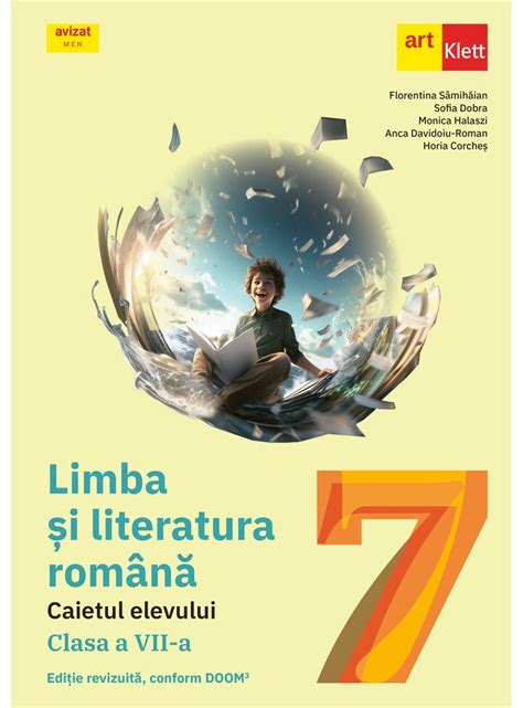 Limba Si Literatura Română Caietul Elevului Clasa A Vii A Artklett