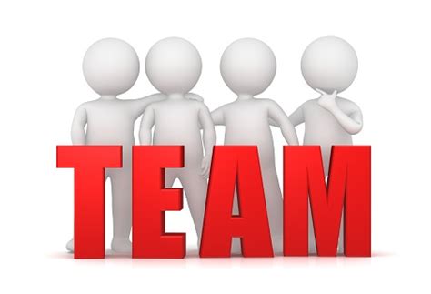 팀 팀워크 팀 정신 팀 팀 개발 레드 3d 텍스트 템플릿을 흰색 절연 스틱 남자 나란히 서 있는 빌딩 비즈니스에 대한 스톡 사진 및 기타 이미지 Istock