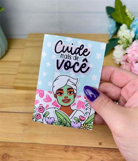 Lembrancinha Dia Das Mulheres Catd Com Máscara Facial Elo7