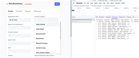 In Link Field Dropdown Only Data Show Need To Show More Than Issue Frappe