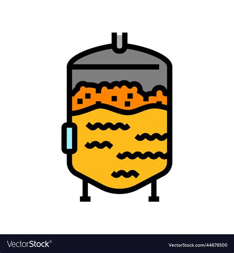 Fermentation Beer Production Color Icon Royalty Free Vector