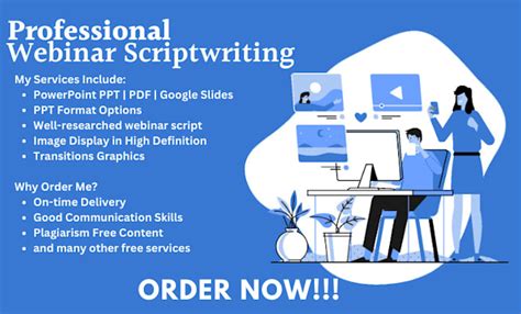 Do Webinar Scriptwriting Powerpoint Canva Presentation Slides