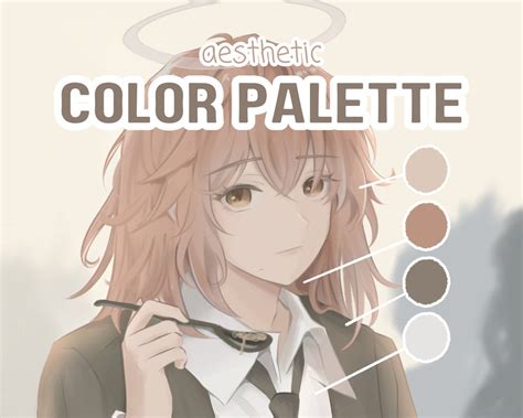 Aesthetic Soft Color Palette Procreate Coloring Color Swatches Pack