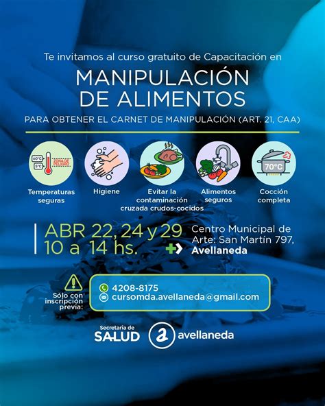 Municipalidad De Avellaneda 👨🏼‍🍳 CapacitaciÓn En ManipulaciÓn De