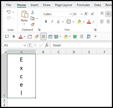 Efficient Ways To Type Text Vertically In Excel