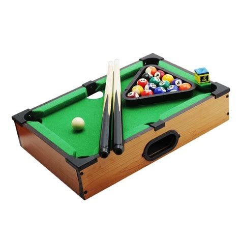 Billardtisch Set Mini Tischplatte Billard Chalk Ball Rack Freizeit Kind