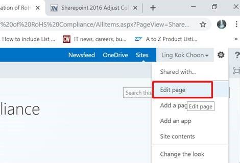 Hide Side Menu Of Sharepoint List And Change List Column Width Kokchoon Com